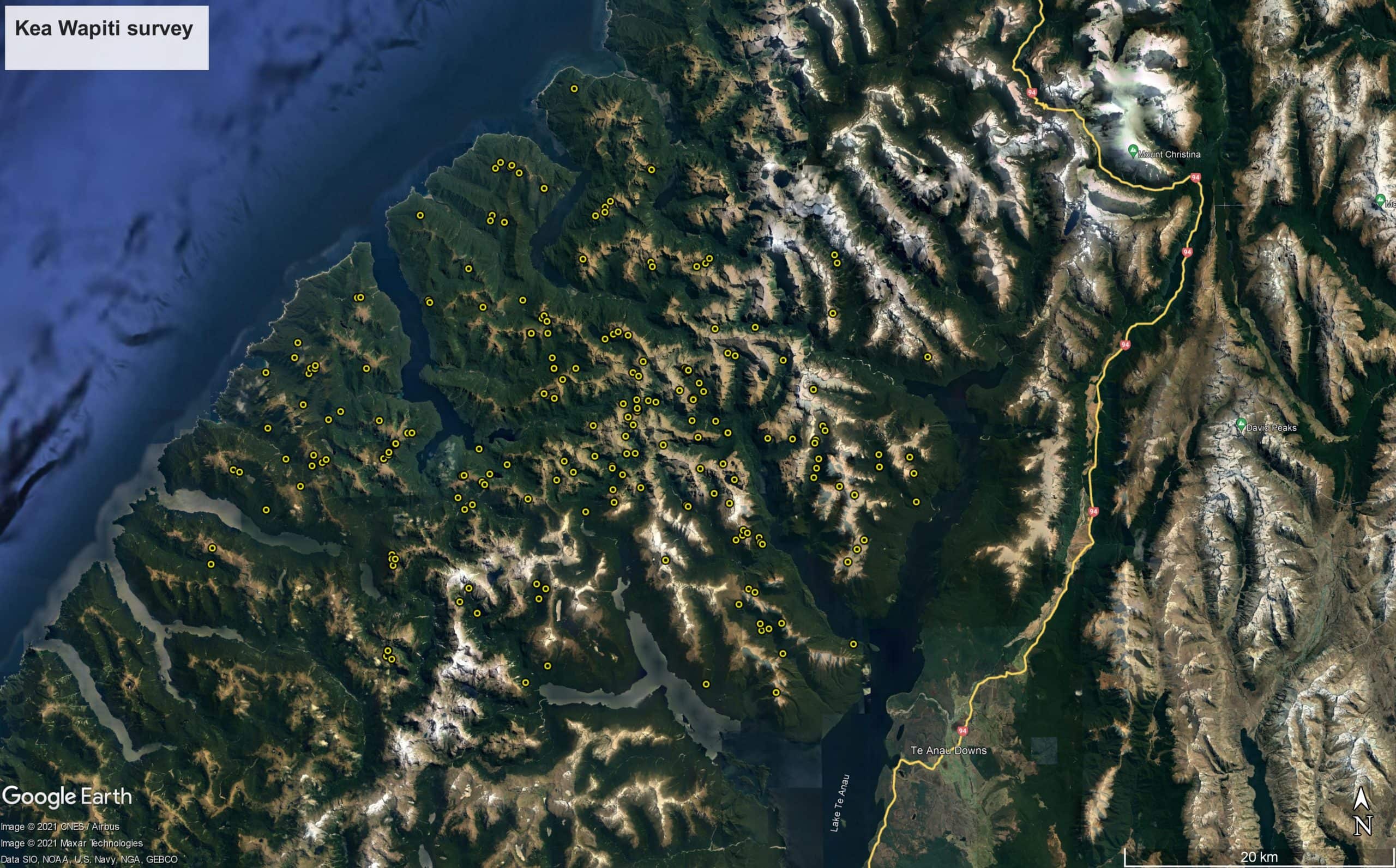 Fiordland Kea Sightings Project - Kea Conservation Trust